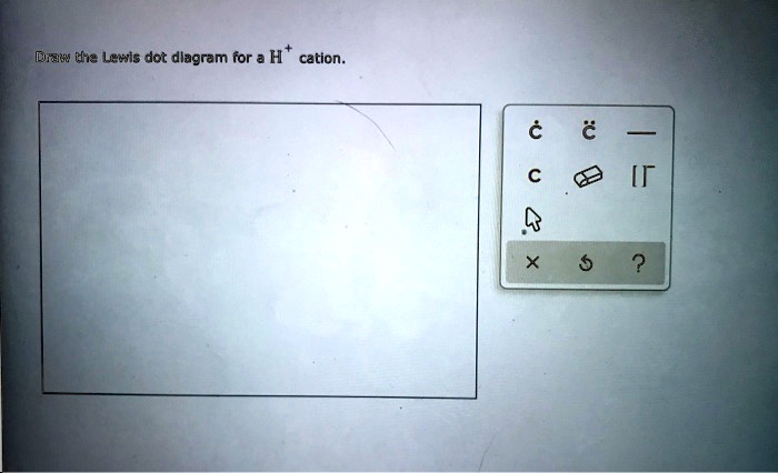 SOLVED: Dfah ihe Lewis dot diagram for cation.