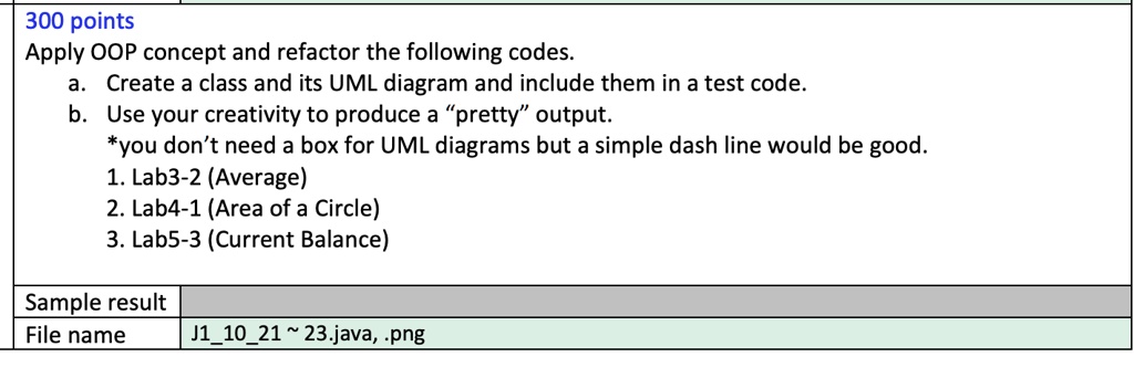Video Solution 300 Points Apply Oop Concept And Refactor The Following Code A Create A Class