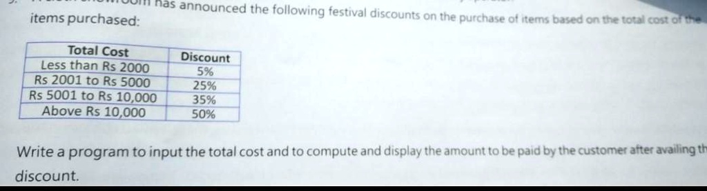 SOLVED: 'make a algorithm and draw a flowchart for this ques.' SOLVED: 'make a algorithm and draw a flowchart for this ques.'