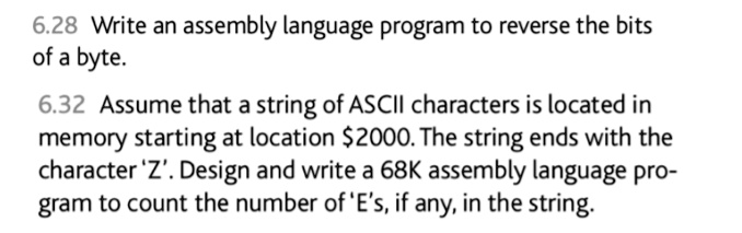 Solved 628 Write An Assembly Language Program To Reverse The Bits Of A Byte 632 Assume That