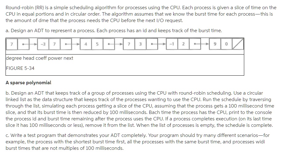 Solved Java Round Robin Problem Using Adt Circular Linked List 5572