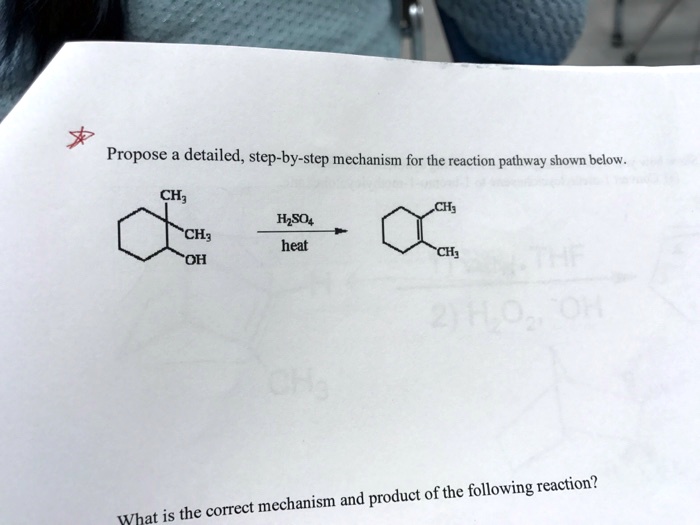 SOLVED: Propose a detailed, step-by-step mechanism for the reaction pathway shown below. CH, CH ...