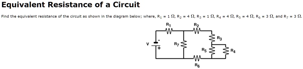 equivalent resistance of a circuit find the equivalent resistance of ...