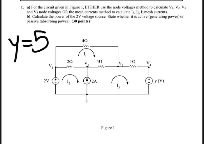 Solved Texts 1 A For The Circuit Given In Figure 1 Either Use The 5958