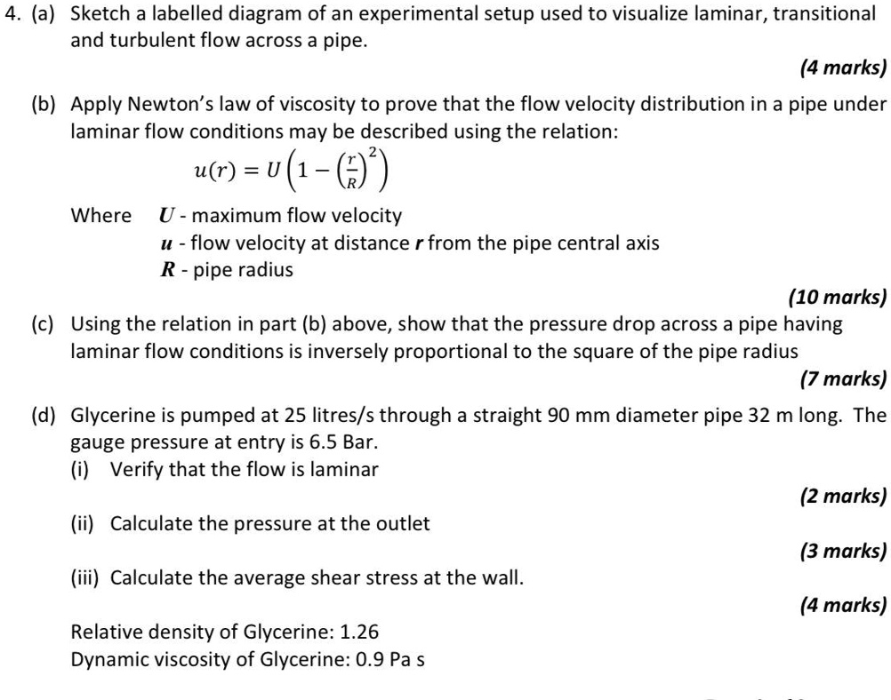 4. (a) Sketch a labelled diagram of an experimental setup used to ...