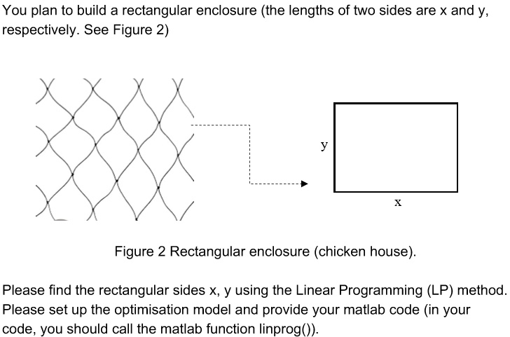 SOLVED: You plan to build a rectangular enclosure (the lengths of two ...