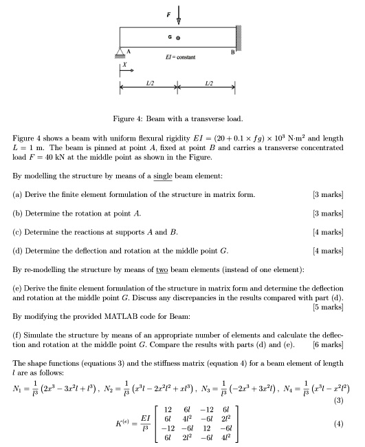 g figure 4 beam with a transverse load figure 4 shows a beam with ...