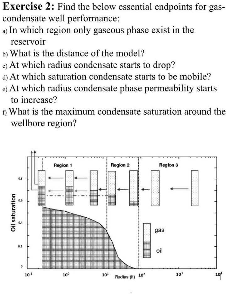 exercise 2 find the below essential endpoints for gas condensate well ...