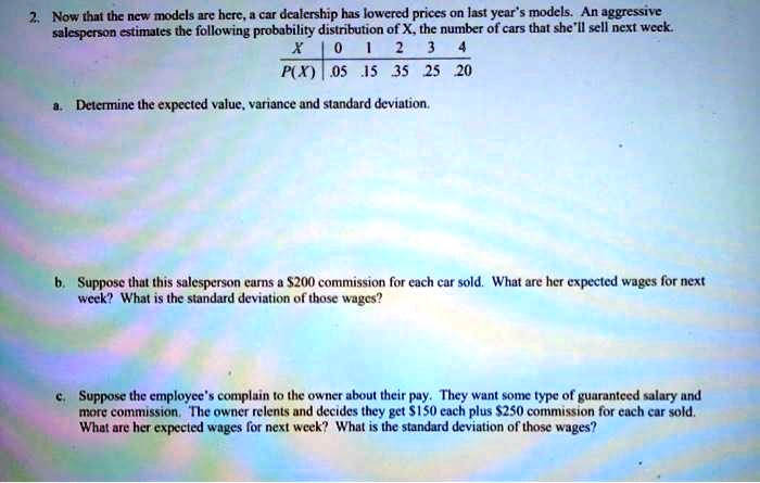 SOLVED: Now that the new models are here, the car dealership has ...