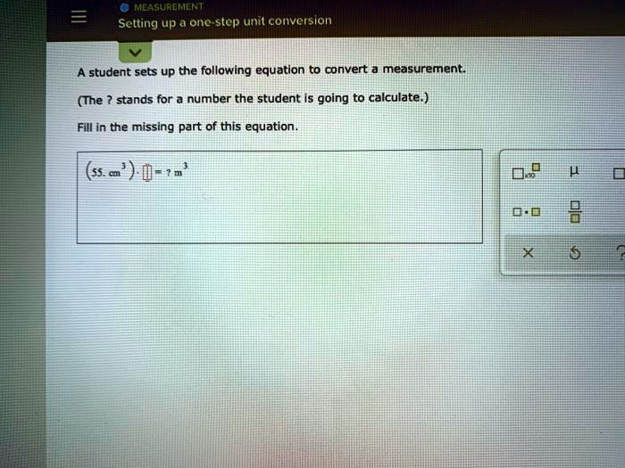 SOLVED:MEASUREMENT Setting up one stcp unit conveision student sets UP ... SOLVED:MEASUREMENT Setting up one stcp unit conveision student sets UP ...