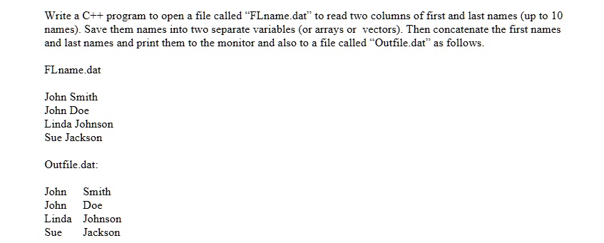 Solved Use In C Program Use Files To Open To Read Data And Save It Into A Separate File 7709