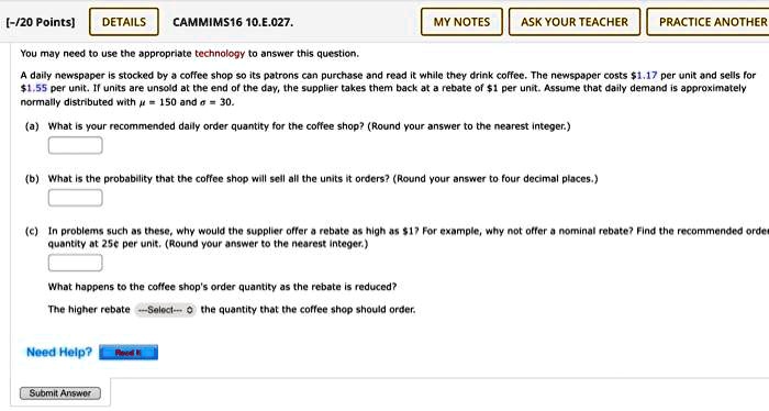 please answer with steps to solve and use the correct numbers 20 points ...
