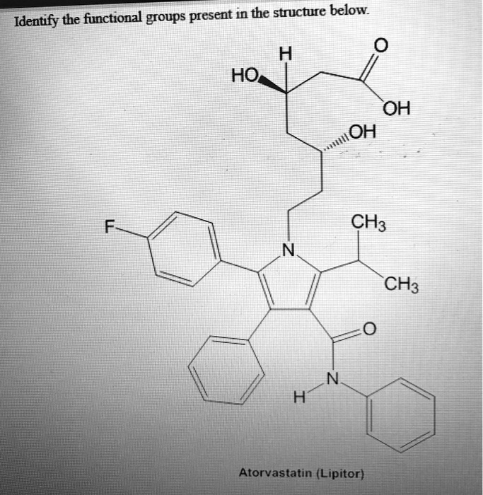 identify the functional groups present in the structure below ho oh oh ...