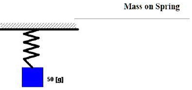 Mass on Spring 50 [g]