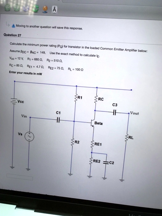 SOLVED: Moving to another question will save this response. Question 27 ...
