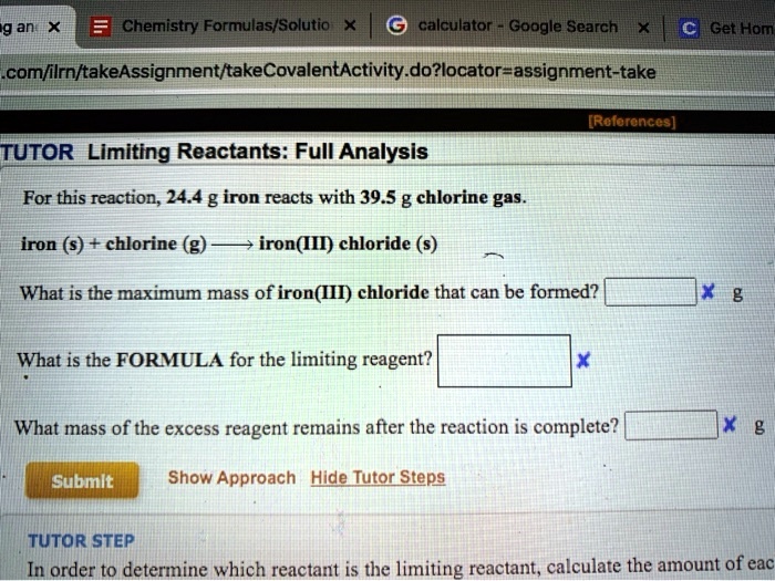 SOLVED: chemistry Formulas/Solutio calculator Google Search g an Gedom ...