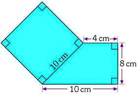 SOLVED: 3- La siguiente figura está compuesta por un cuadrado y un ...