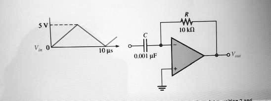 Solved A Triangular Wave Is Applied To The Differentiator Circuit As