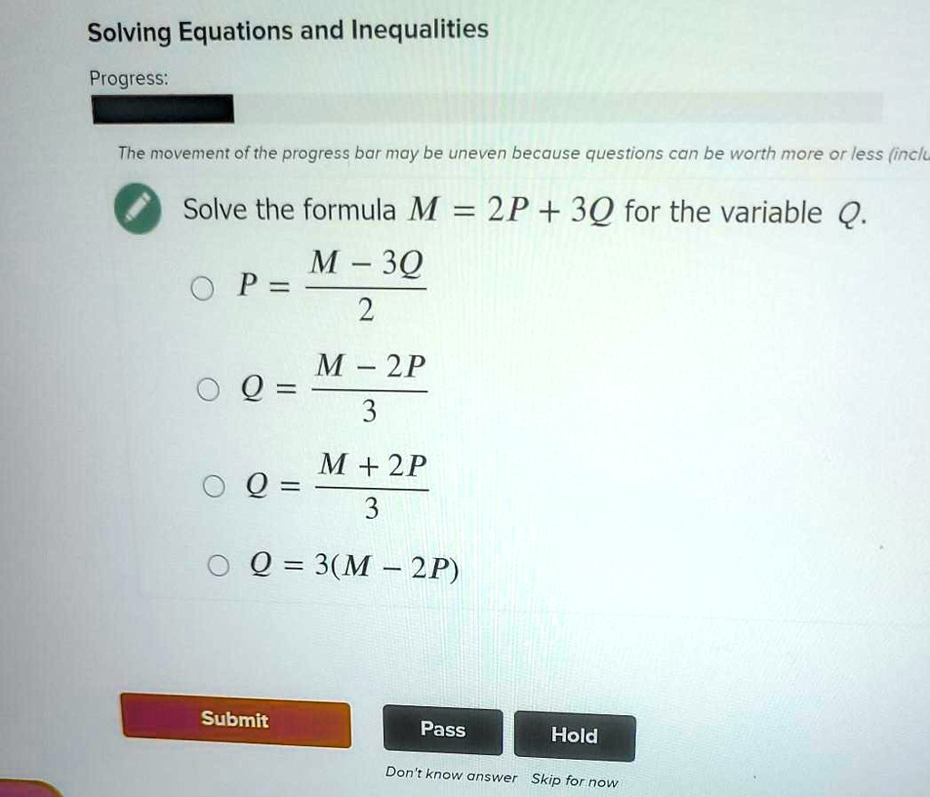 solving equations and inequalities progress the movement of the ...