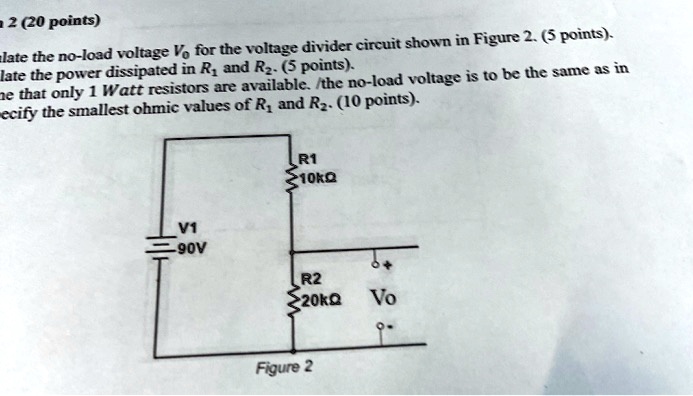 Video Solution Calculate The No Load Voltage Vo For The Voltage
