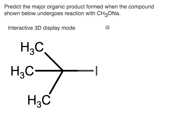 SOLVED: Predict the major organic product formed when the compound shown below undergoes a ...