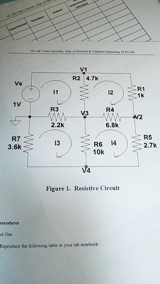 SOLVED: Consider the circuit of Figure 1. Find the equation for node ...