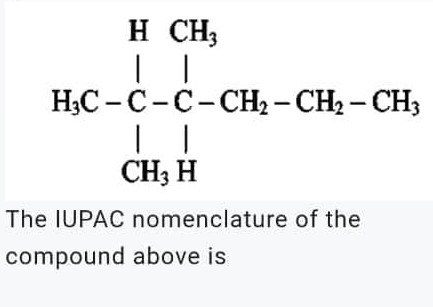 The IUPAC nomenclature of the compound above is