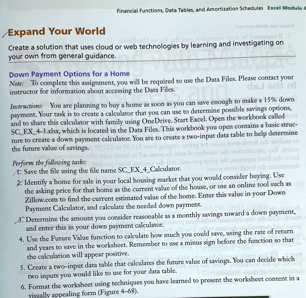 expand your world create a solution that uses cloud or web technologies ...