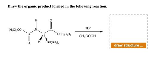 SOLVED: Draw the organic product formed in the following reaction: HBr ...