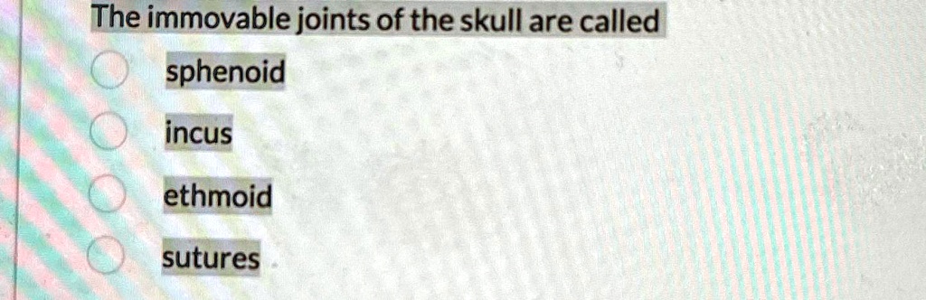 The immovable joints of the skull are...