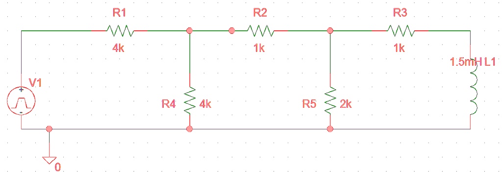 R1 4k V1 R4 4k R2 1k R5 2k R3 1k 1.5mH L1