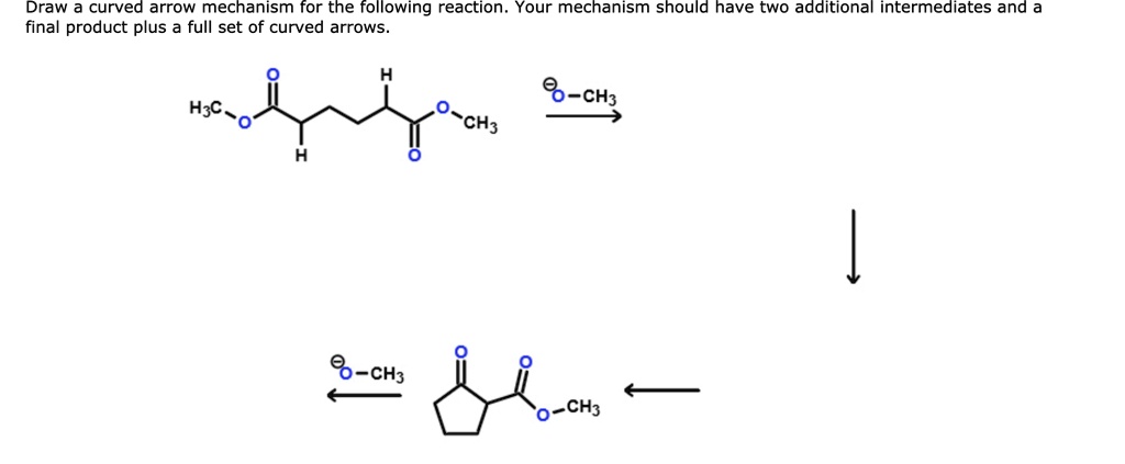 Draw a curved arrow mechanism for the following reaction. Your mechanism should have two ...