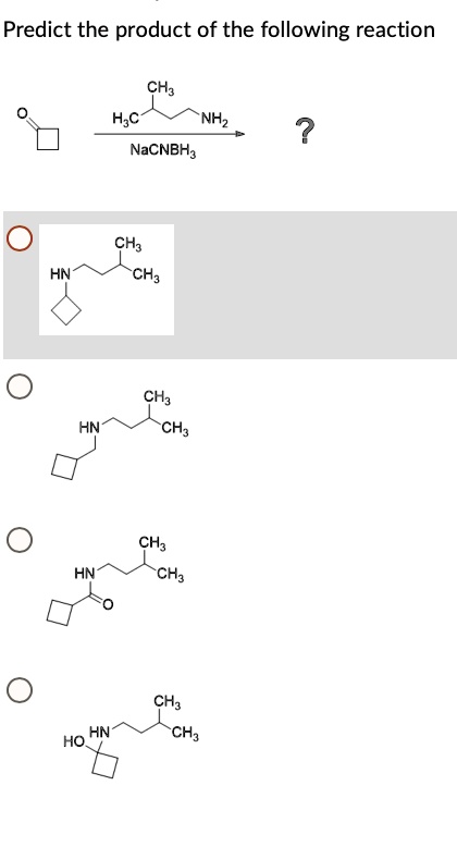 SOLVED: Predict the product of the following reaction: CH3 H2N NH2 ...