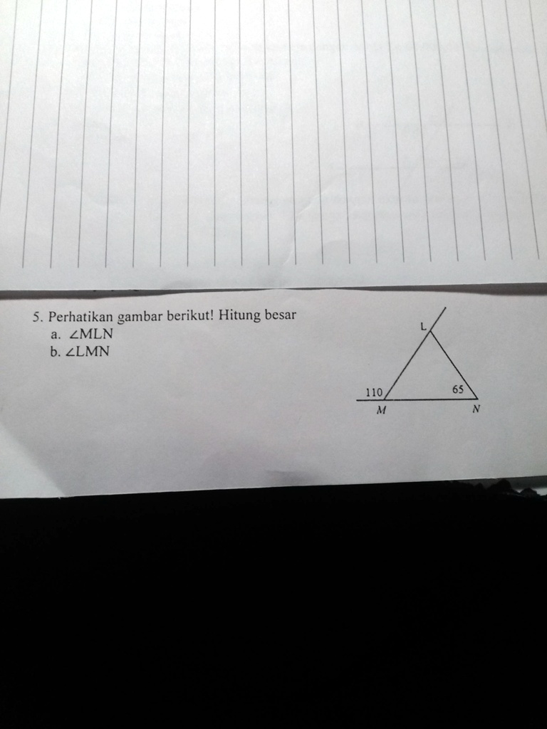 SOLVED: Perhatikan soal berikut 5 . Perhatikan gambar berikut! Hitung ...