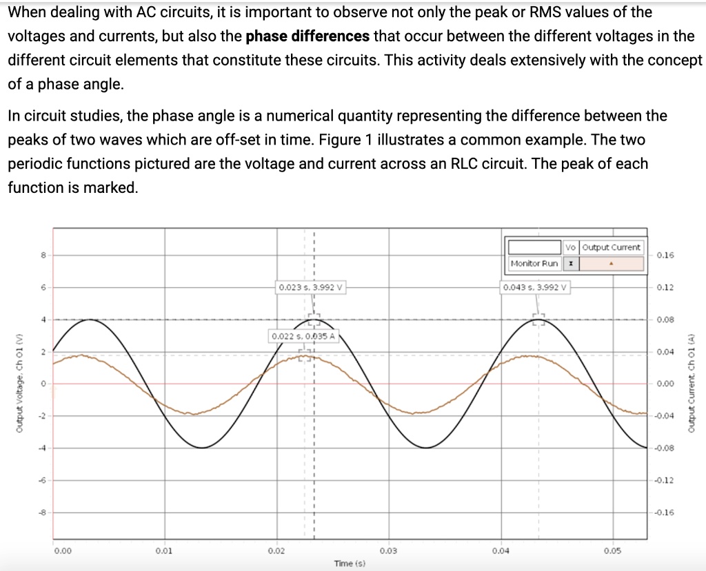 SOLVED: When dealing with AC circuits, it is important to observe not ...