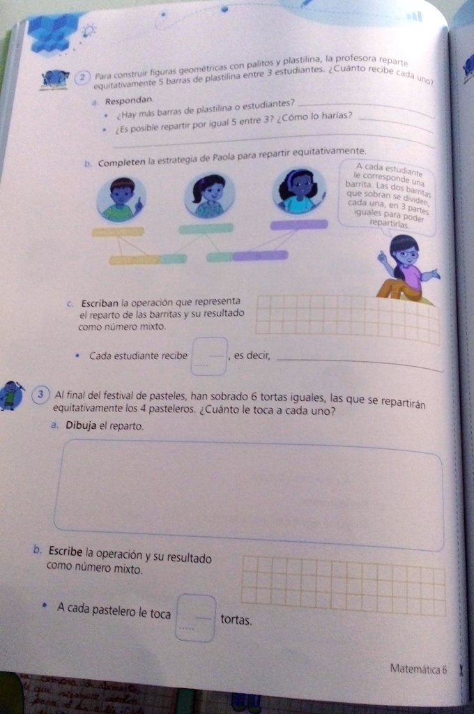 SOLVED: (2) .para construir figuras geométricas con palitos y ...