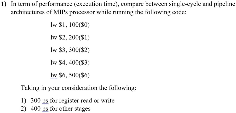 SOLVED: In terms of performance (execution time), compare between ... SOLVED: In terms of performance (execution time), compare between ...