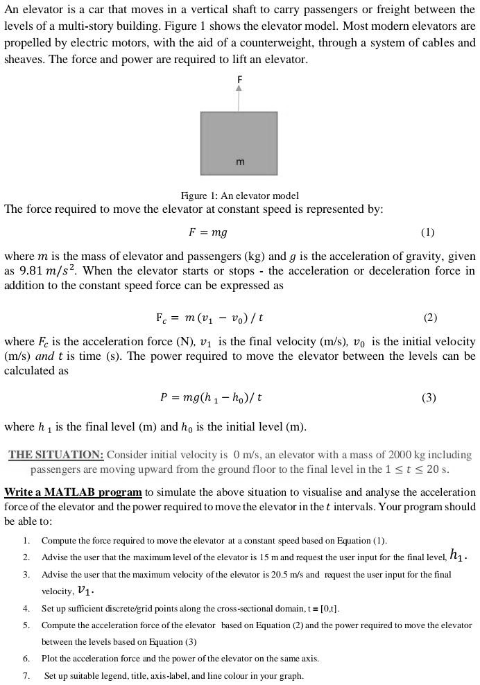 an elevator is car that moves in vertical shaft to carry passengers or ...