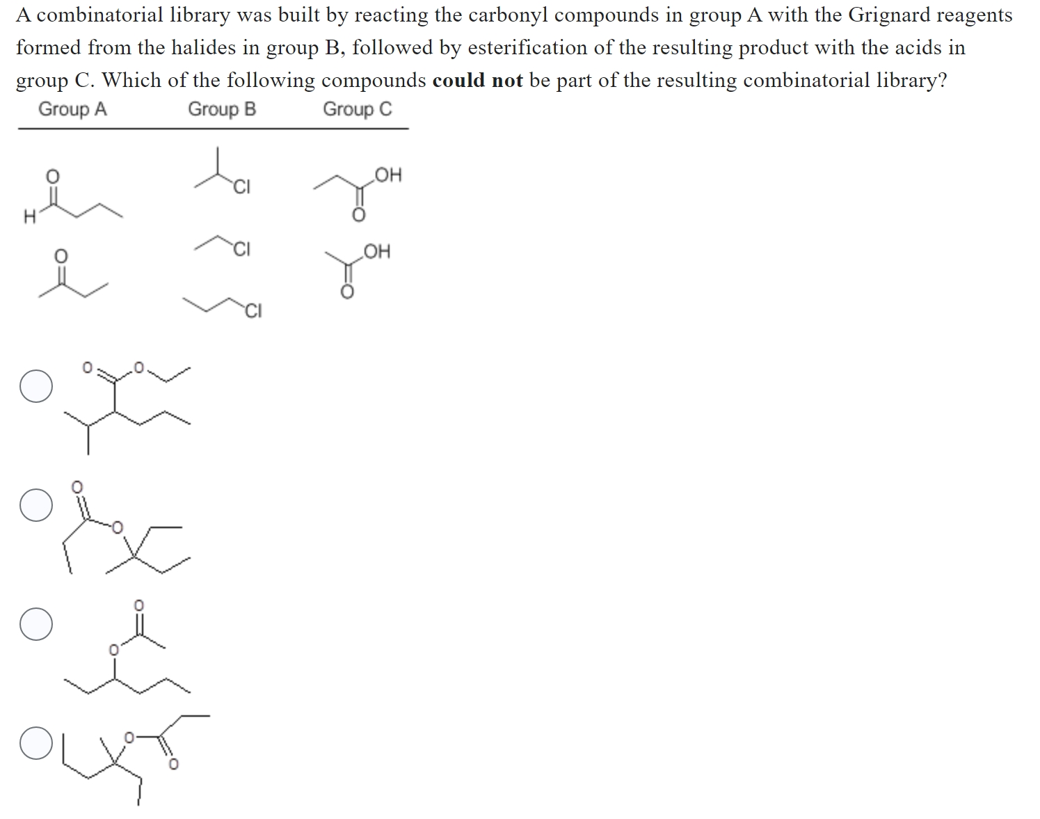 A combinatorial library was built by reacting the carbonyl compounds in ...