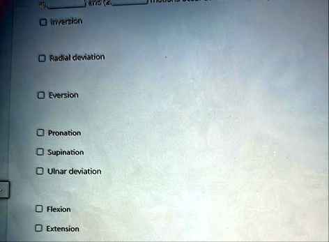 1 and 2 motion occur at radioulnar joint inversion radial deviation ...