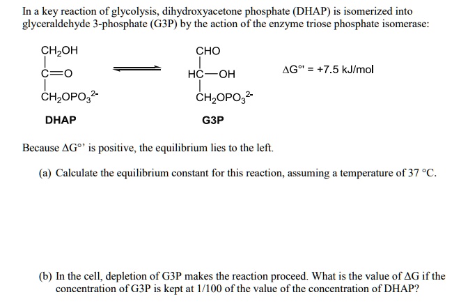 In a key reaction of glycolysis, dihydroxyacetone phosphate...