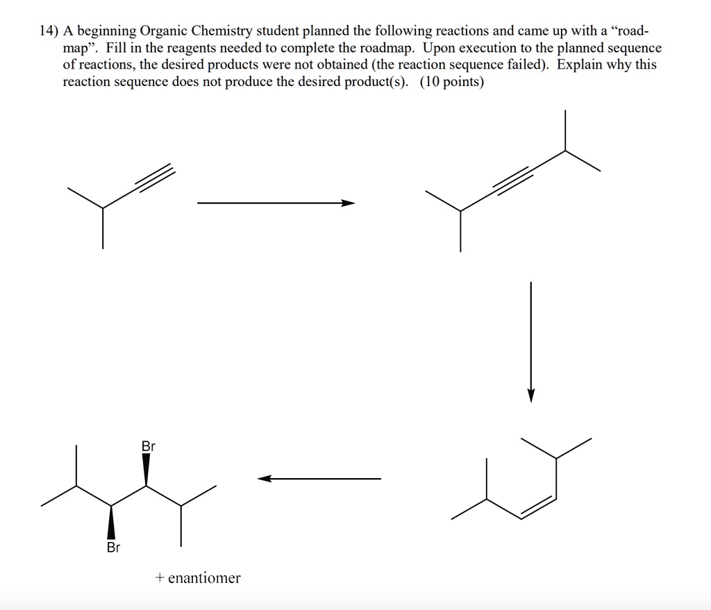VIDEO solution: 14) A beginning Organic Chemistry student planned the ...