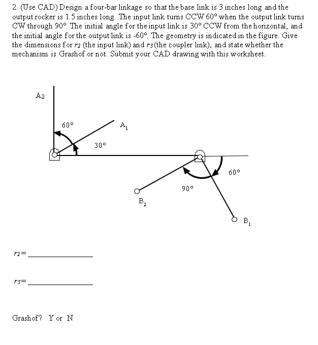 SOLVED: Using CAD - SolidWorks for this problem