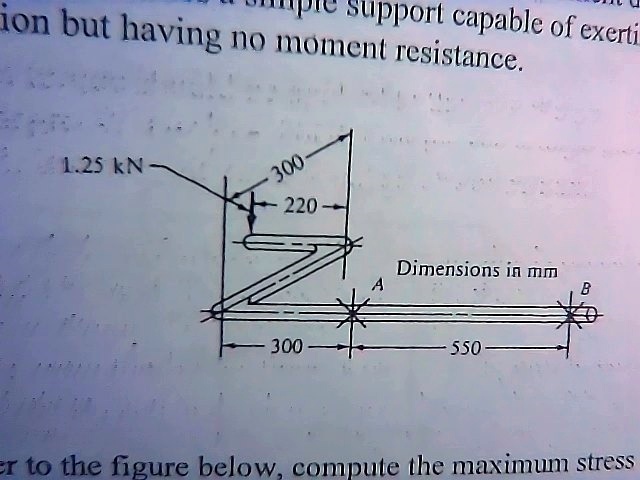 ion but having no moment resistance. Support capable of exerti 1.25 kN ...
