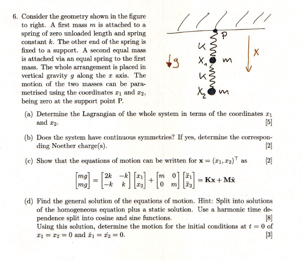 SOLVED: Consider the geometry shown in the figure to the right. A first ...