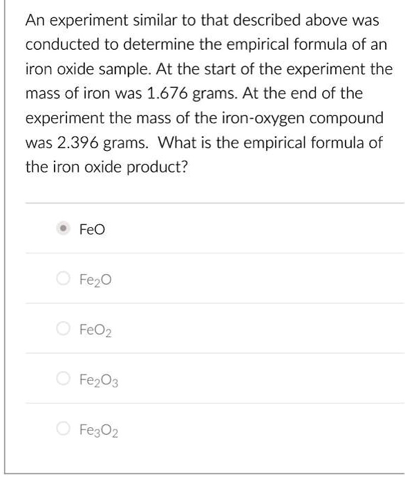 VIDEO solution: An experiment similar to that described above was ...