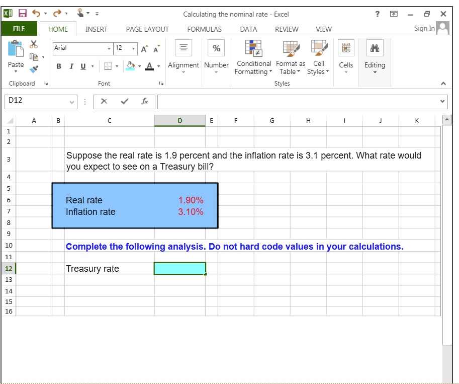 SOLVED: Can you please help me figure out the correct Excel formula? XI .. Calculating the ...