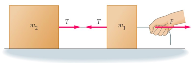 SOLVED: Draw a free body diagram for the two objects