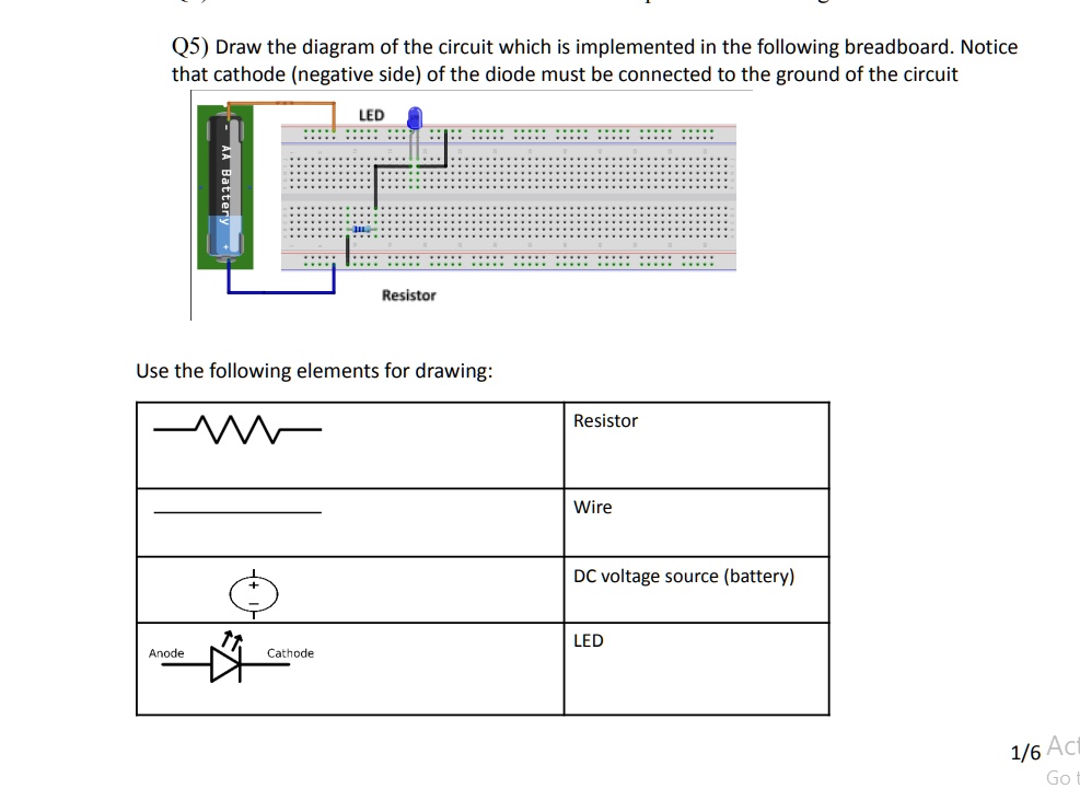 Q5) Draw the diagram of the circuit which is implemented in...