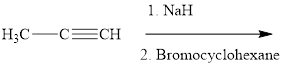 SOLVED: Give major product(s) of bellow reactions A) CH3-C≡CNa + H2 B ...